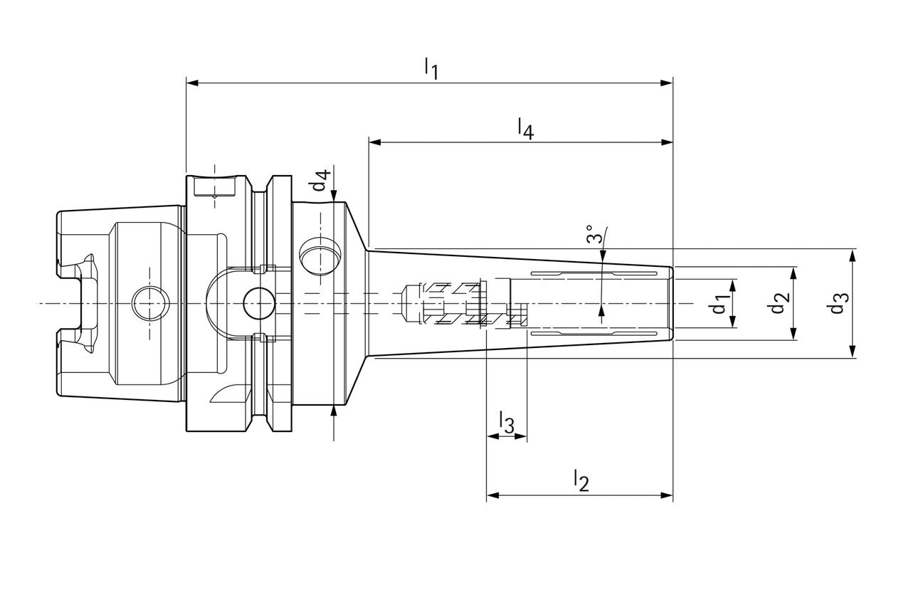 30639848 | HighTorque Chuck HTC, 3° slim design | MAPAL Shop