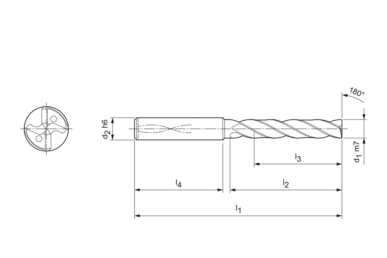 30382680 | MEGA-180°-Drill | MAPAL Shop